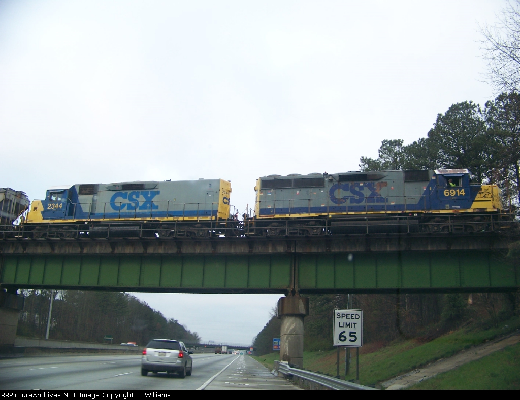 CSX 6914 and Slug